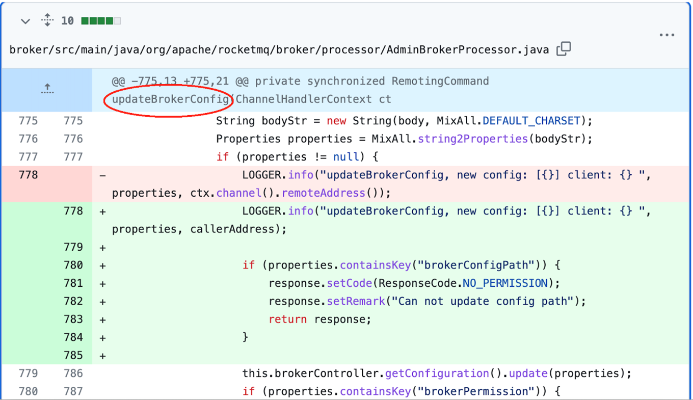 CVE-2023-33246 Apache RocketMQ Remote Code Execution